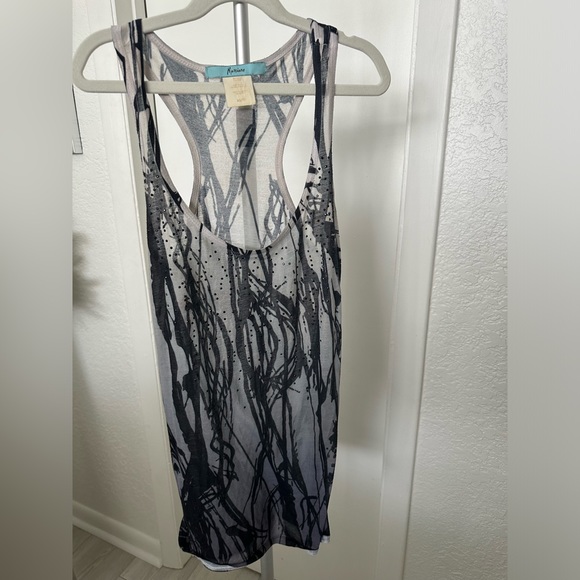 Guess by Marciano | Tops | Marciano Tank Top With Black Rhinestones ...